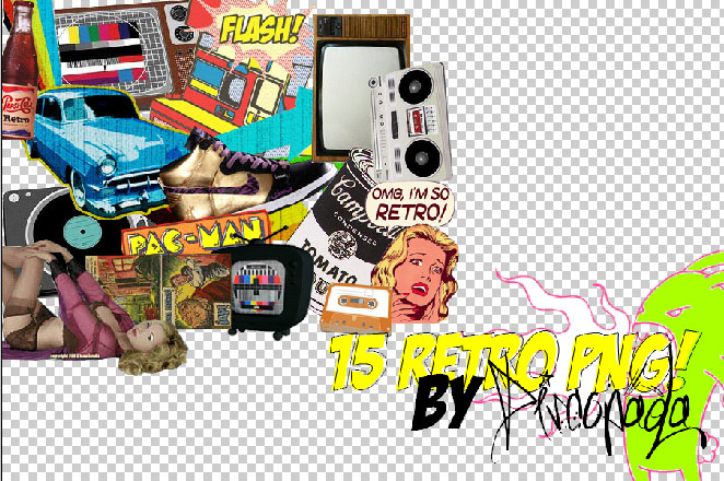 RETRO PNG PACK+ by Discopada on DeviantArt