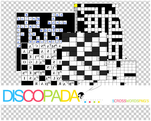 5 Crosswords PNG + by Discopada on DeviantArt