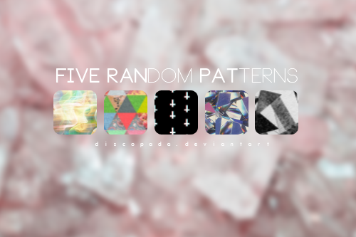 5 random Patterns by Discopada on DeviantArt