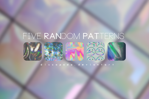 Five random Patterns v2 by Discopada on DeviantArt
