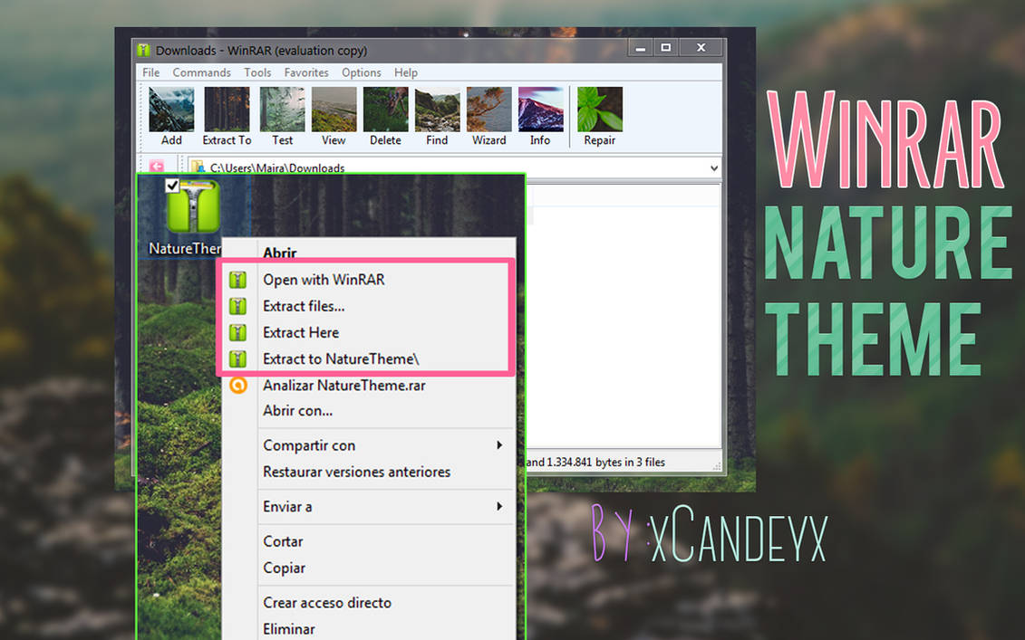 Tema para Winrar by xCandeyx on DeviantArt