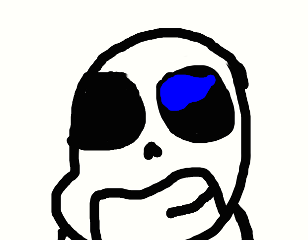 Sans doodle by bluestargamin on DeviantArt