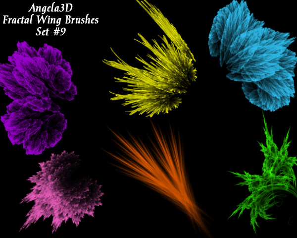 A3D Fractal Wings Set 9 by angela3d on DeviantArt