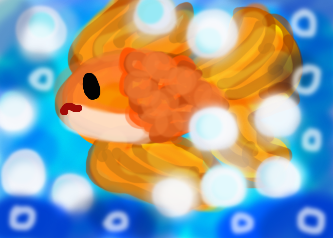 The Goldfish by JeenTheDrawing on DeviantArt