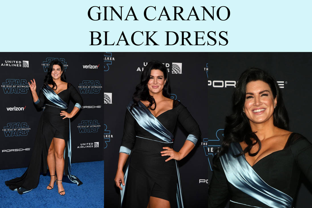 Gina Carano Black Dress Gallery by PokeEmblemDefault on DeviantArt