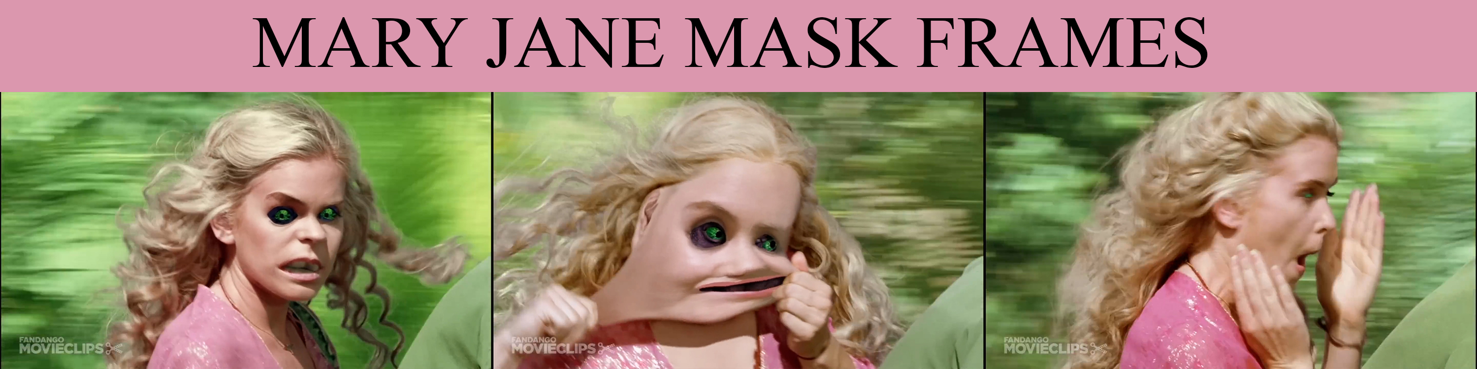 Mary Jane Mask Frames by Cavalier-Signature on DeviantArt