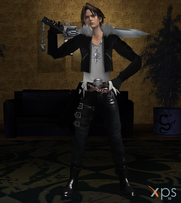 Squall Leonhart-Dissidia Version by LonelyOMEGA on DeviantArt