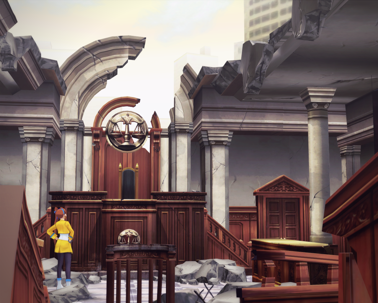 mmd ace attorney: dual destinies courtroom no.4 dl by ...