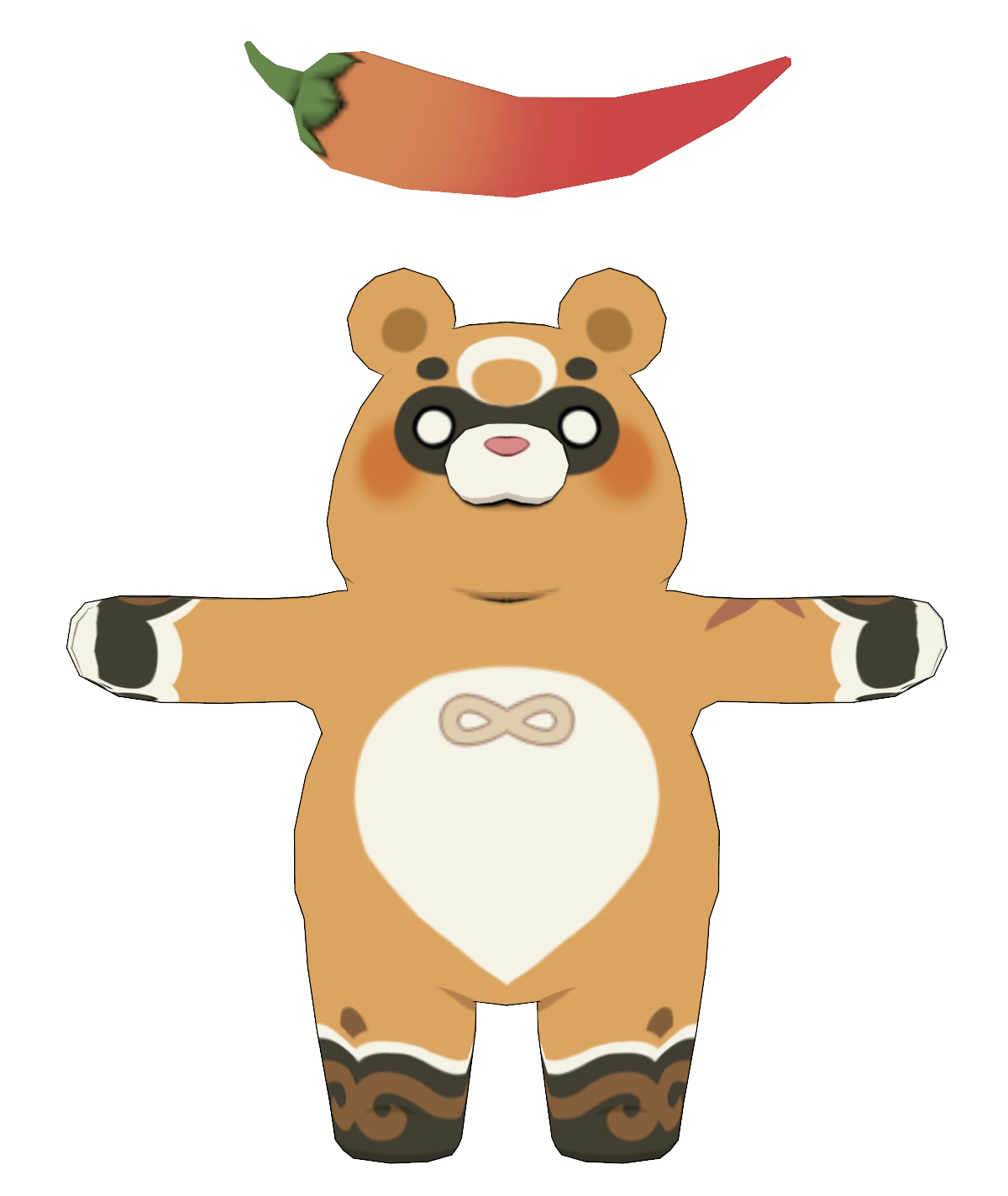 MMD Guoba the Panda DL by CherryPieWithPoison on DeviantArt