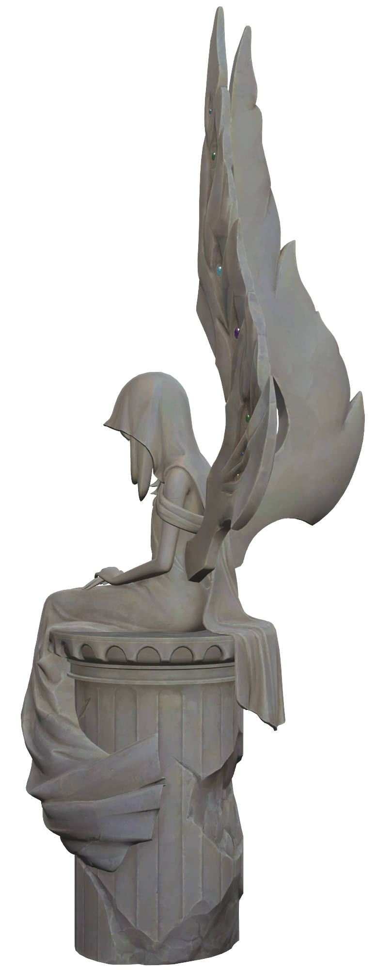 MMD GI Statue Of The Omnipresent God DL by CherryPieWithPoison on ...