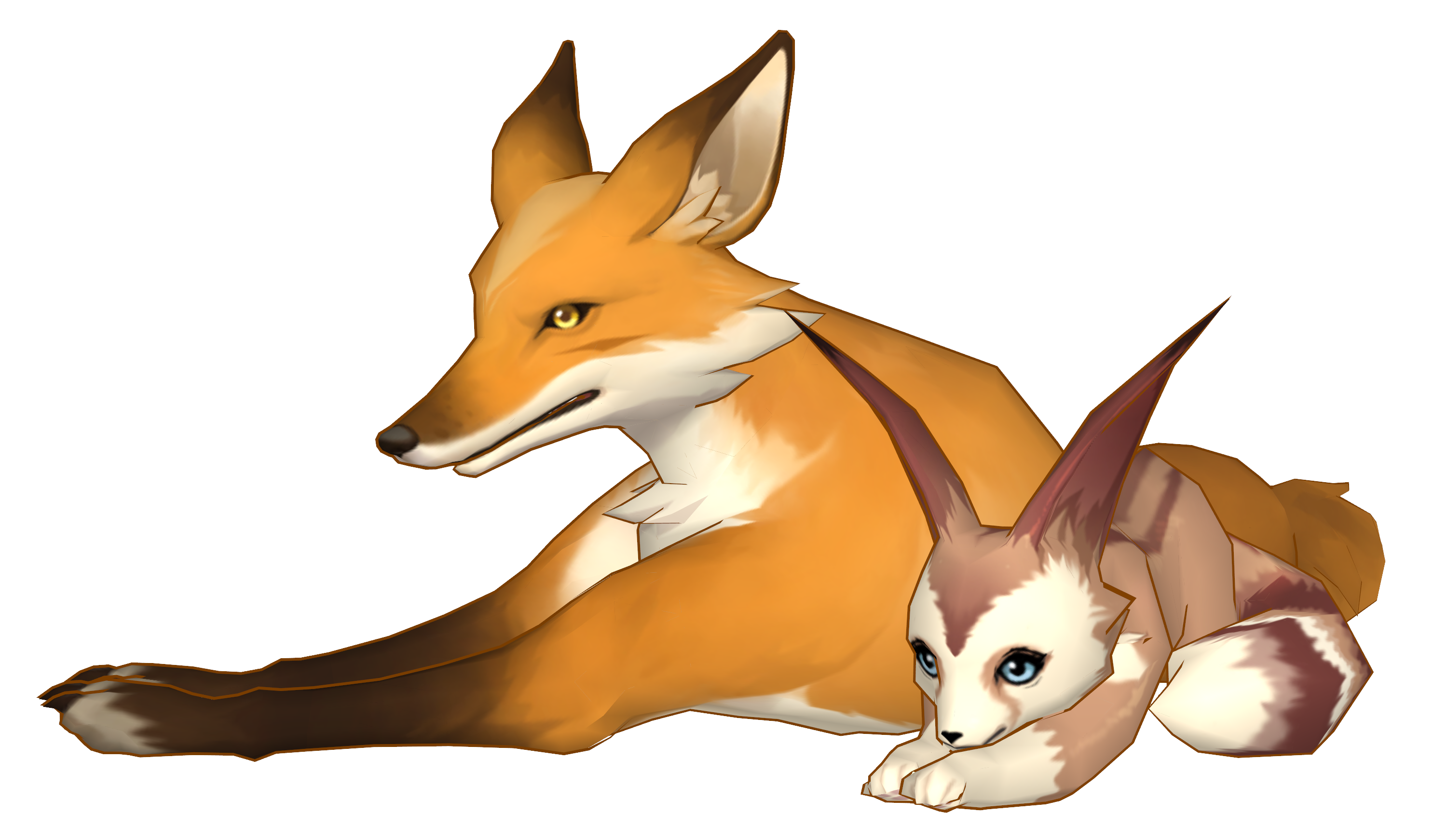 MMD Genshin Impact Foxes DL by CherryPieWithPoison on DeviantArt