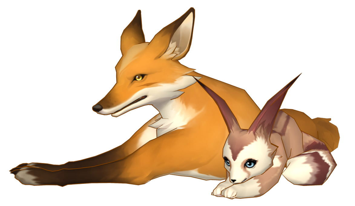 MMD Genshin Impact Foxes DL by CherryPieWithPoison on DeviantArt