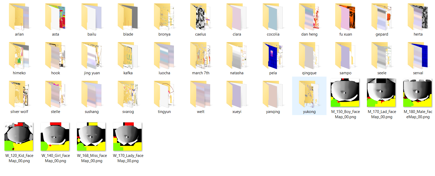 Honkai Star Rail Avatar Lightmaps and Ramps DL by CherryPieWithPoison ...