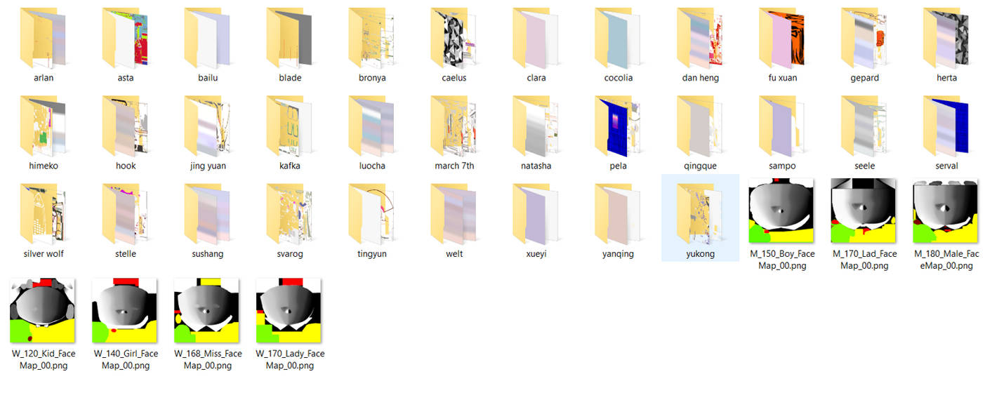 Honkai Star Rail Avatar Lightmaps and Ramps DL by CherryPieWithPoison ...