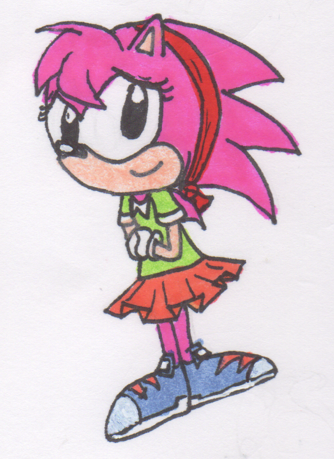 Amy Rose aka Rosey the Rascal by Piplup88908 on DeviantArt