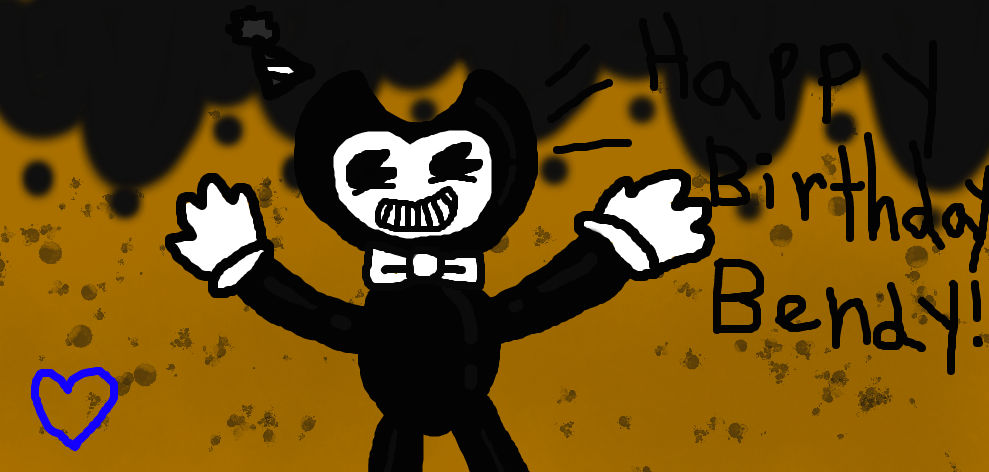 Happy Birthday Bendy! :D by theminecraftfire99 on DeviantArt