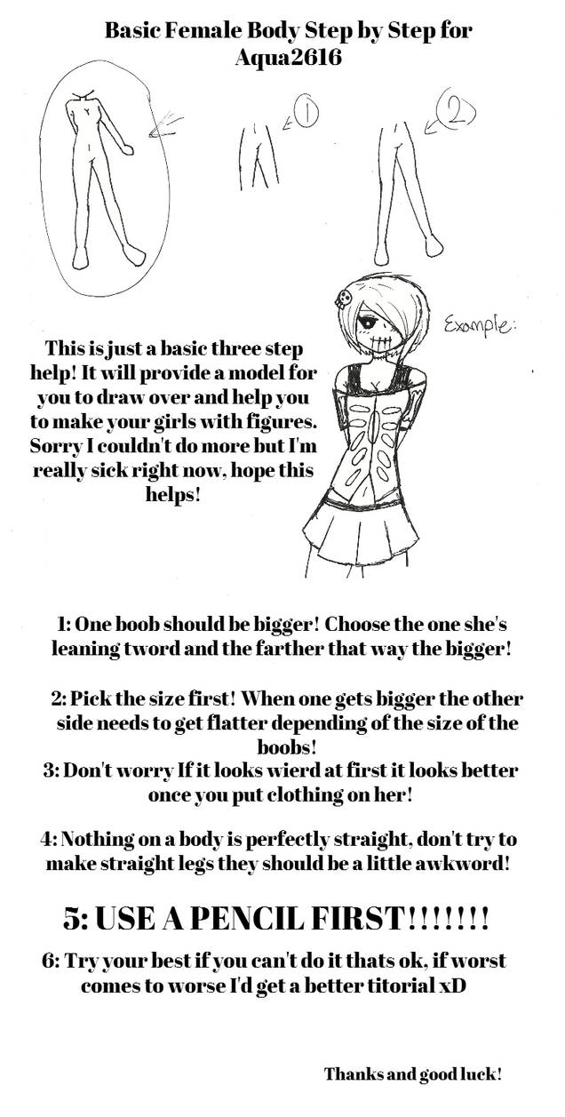 Basic Anime Girl Tutorial by DubbleONinja on DeviantArt