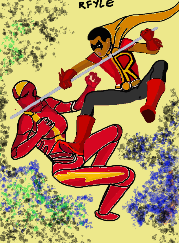 Robin vs Red Inferno by RFyle119 on DeviantArt