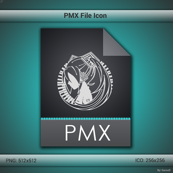 PMX File Icon by GarouD on DeviantArt