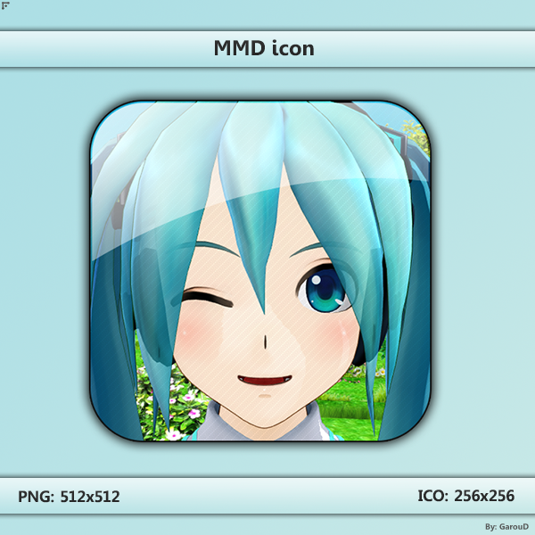 MMD 256x256 icon by GarouD on DeviantArt