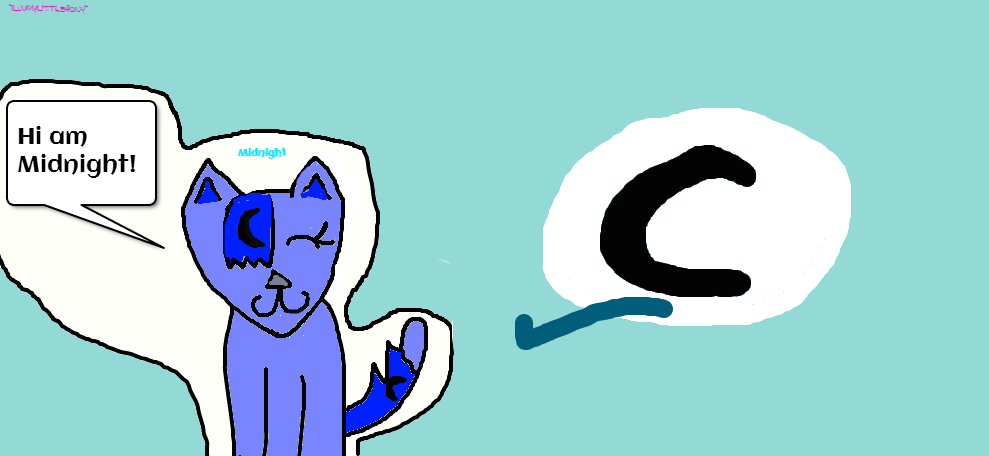 Midnight the Cat by IluvmylittleponyXD on DeviantArt