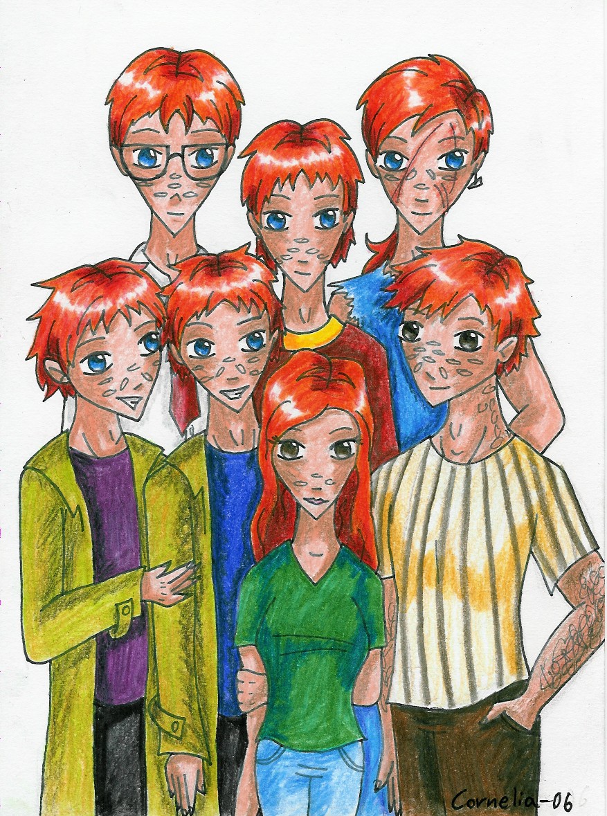 Weasley siblings by corre on DeviantArt