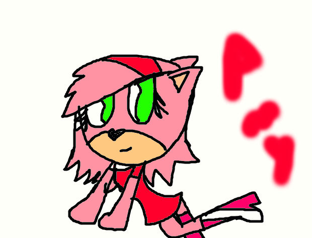 Amy rose in htf style by htfcocoandluara on DeviantArt