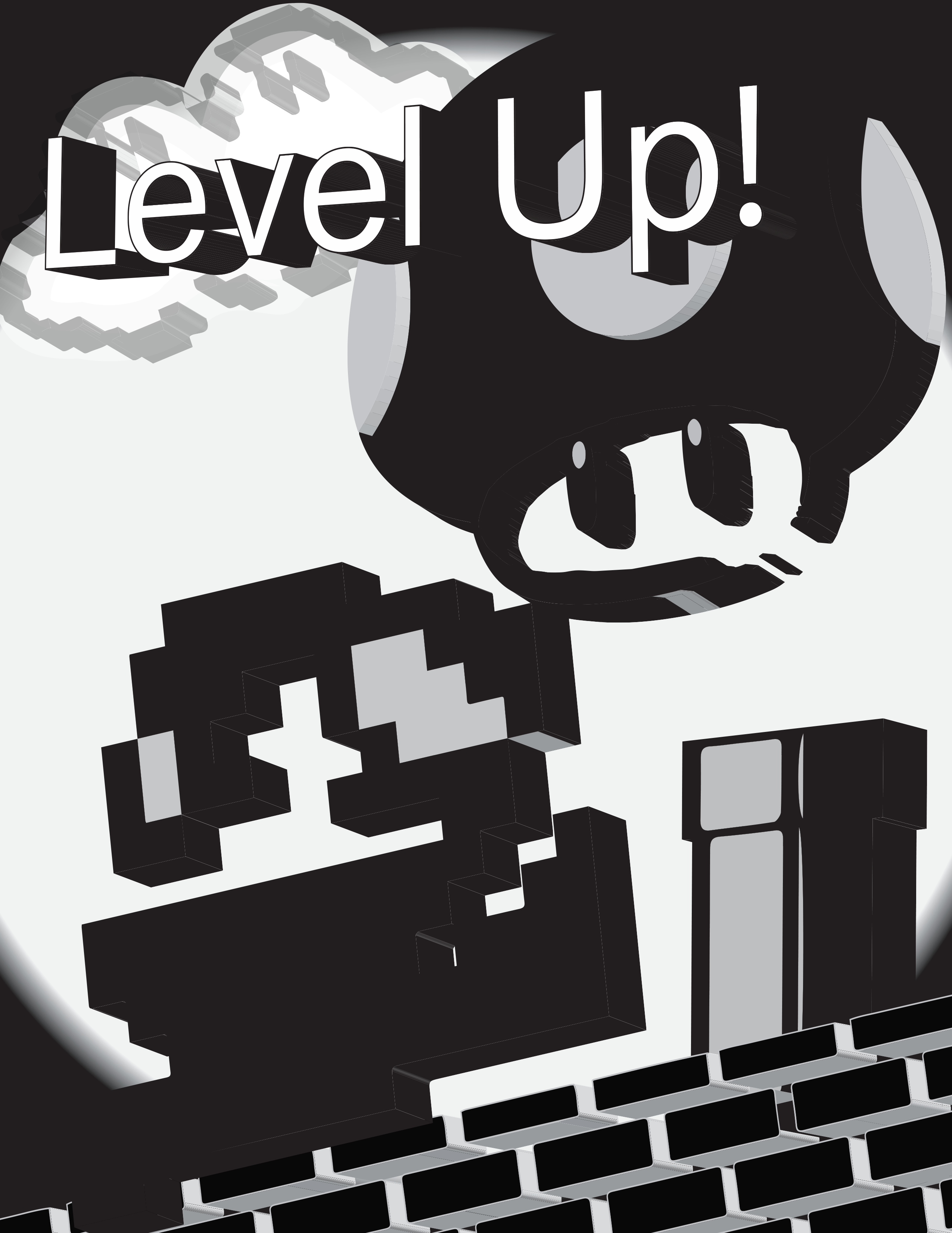 Mario black And White by shinobi7 on DeviantArt