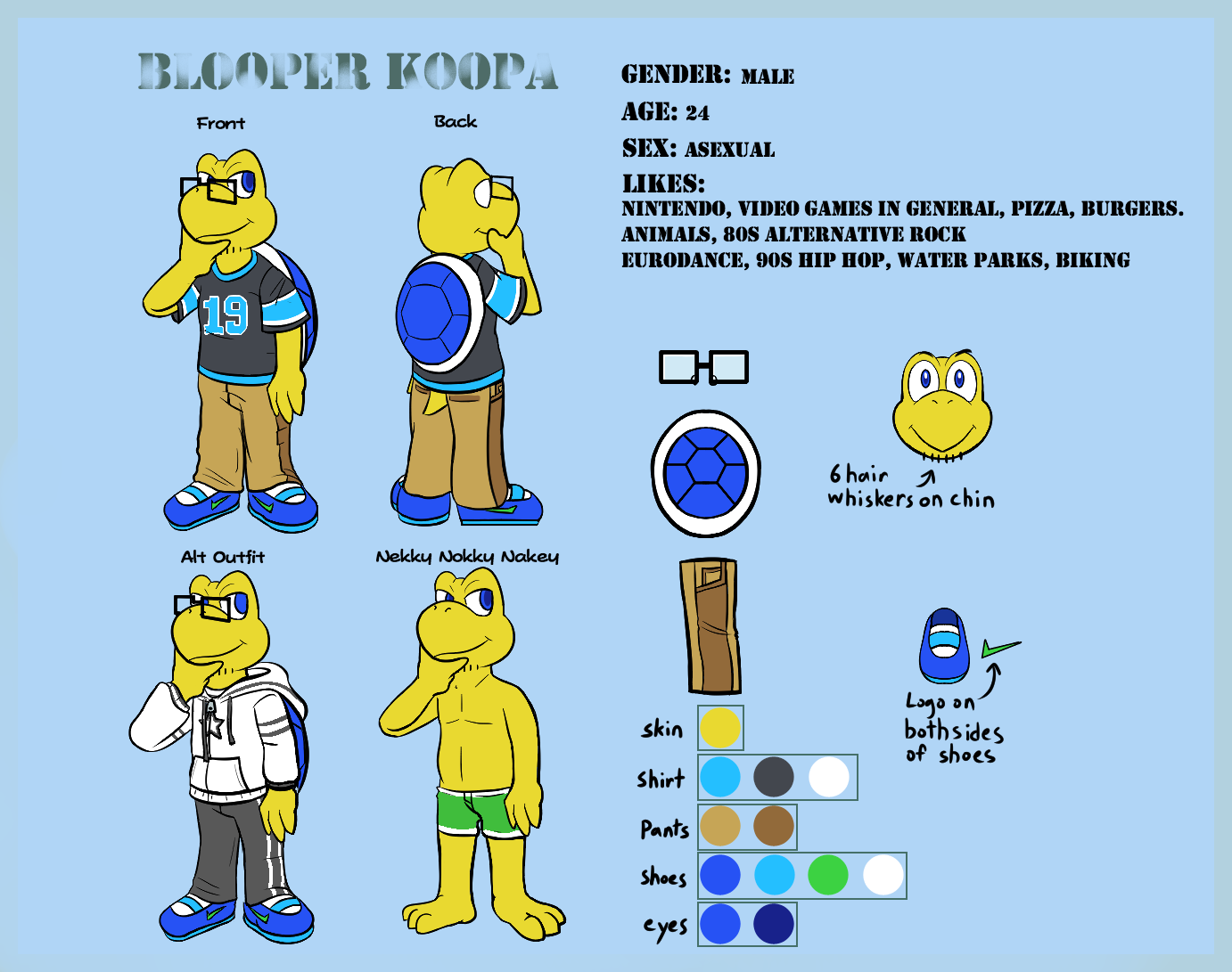 Reference Sheet 2018 by BlooperKoopa19 on DeviantArt