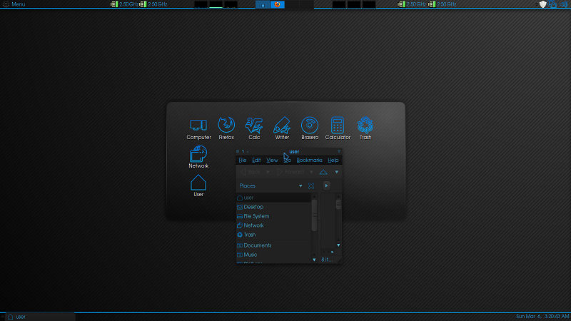 Blue Neon Menu bar by pixelmaker04 on DeviantArt