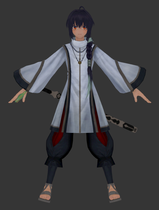 Fate Samurai Remnant - Yamato Takeru (Saber) by kurokozeref on DeviantArt