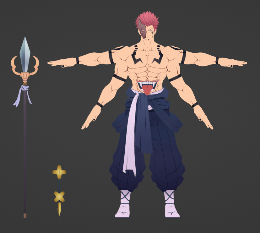 JJKZRF - Ryomen Sukuna (Daten) by kurokozeref on DeviantArt
