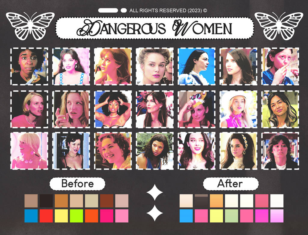 #PSD9 - DANGEROUS WOMEN : PSD COLORING by Elegantcolourings on DeviantArt