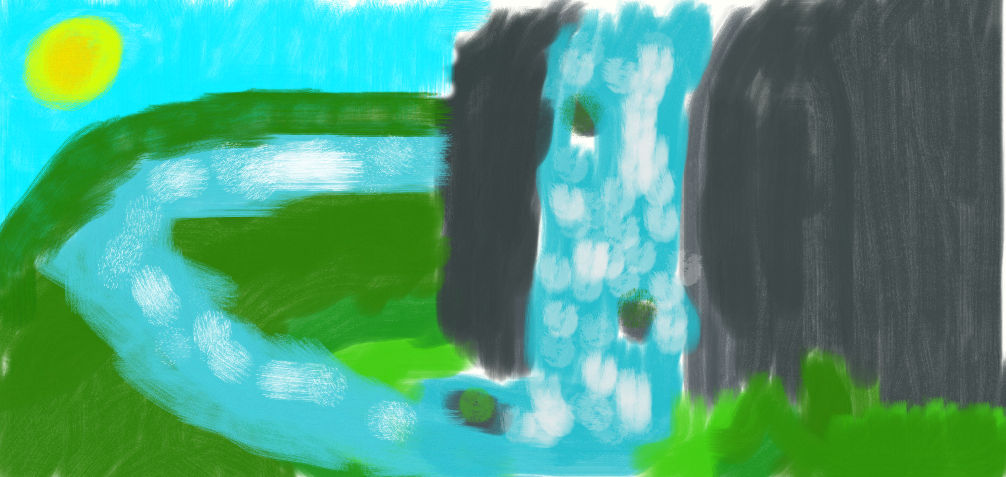 waterfall by InternetStrawberry on DeviantArt