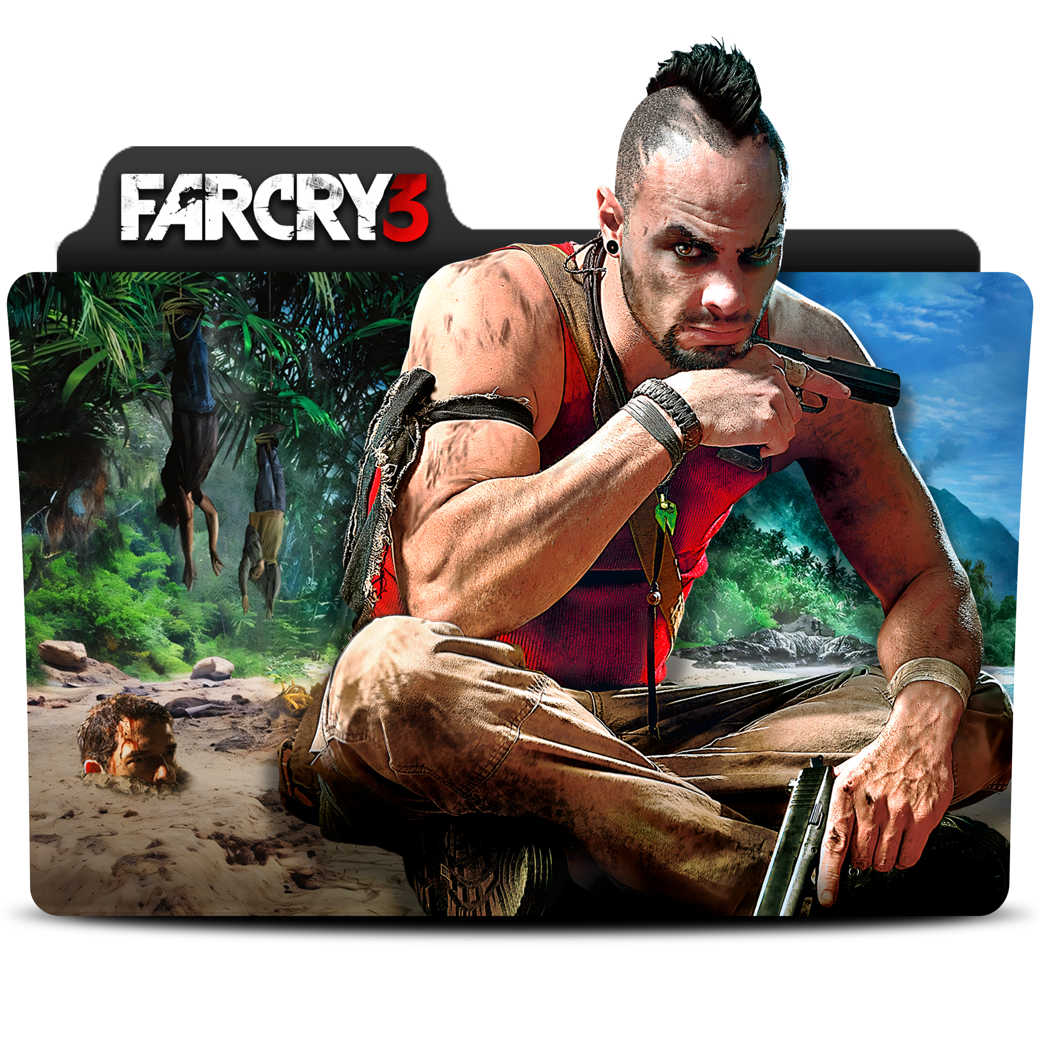 Far Cry 3 - Vaas Folder Icon by PixelReal on DeviantArt