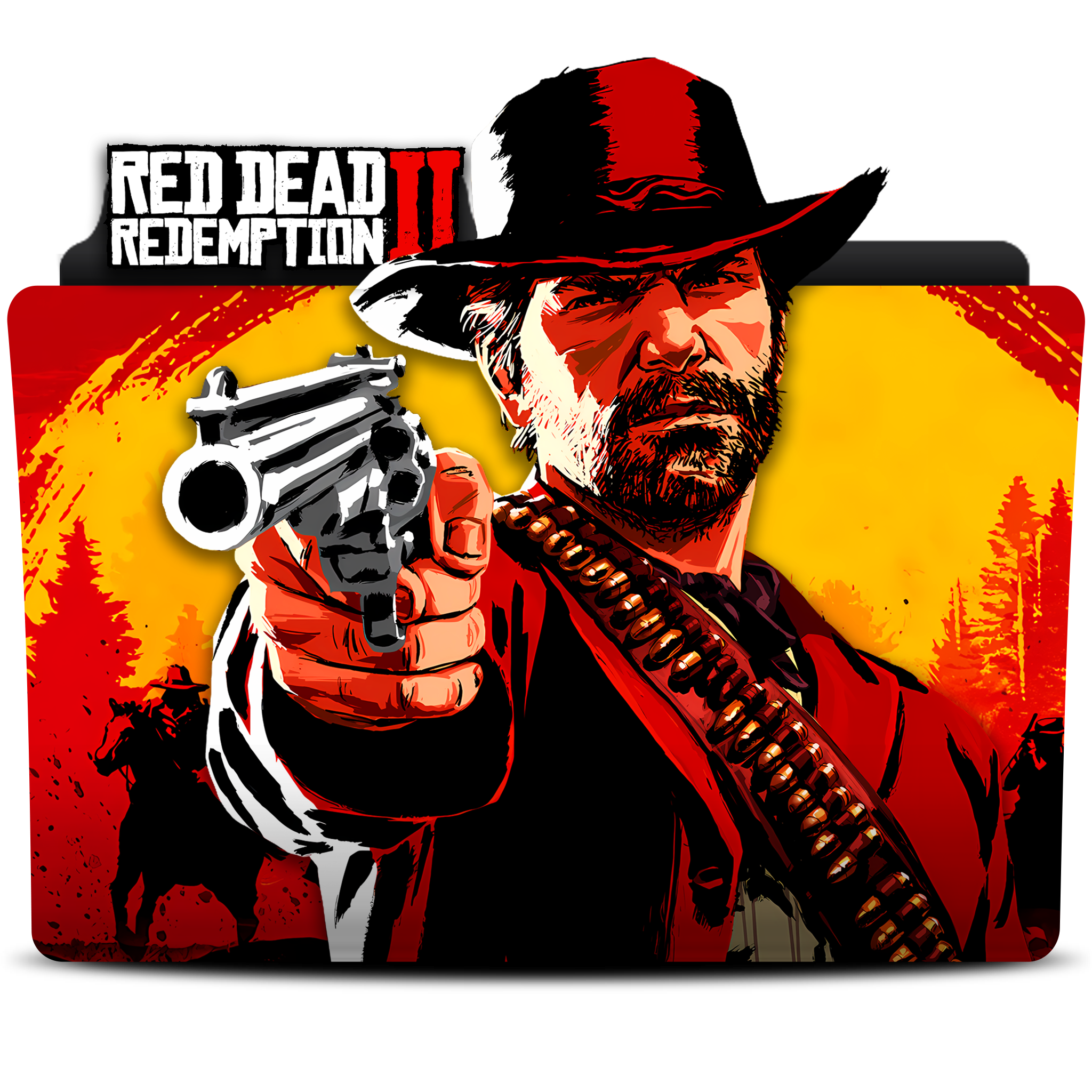 Red Dead Redemption 2 - Arthur Folder Icon by PixelReal on DeviantArt