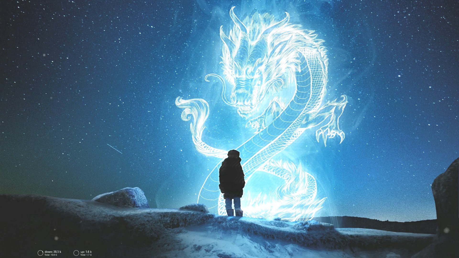 Snow Dragon Wallpaper