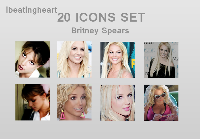Icons set Britney Spears. by iBeatingHeart on DeviantArt