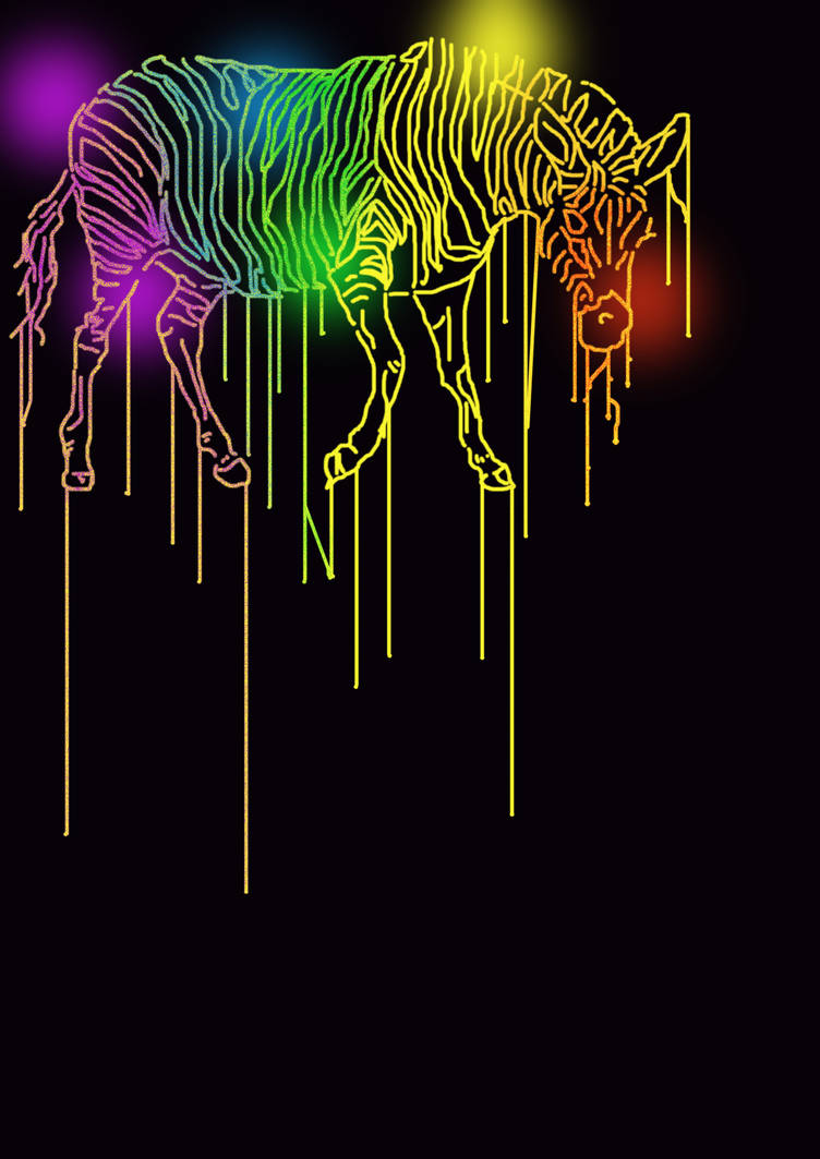 Fluorescent Zebra by loves-sunshine-xo on DeviantArt