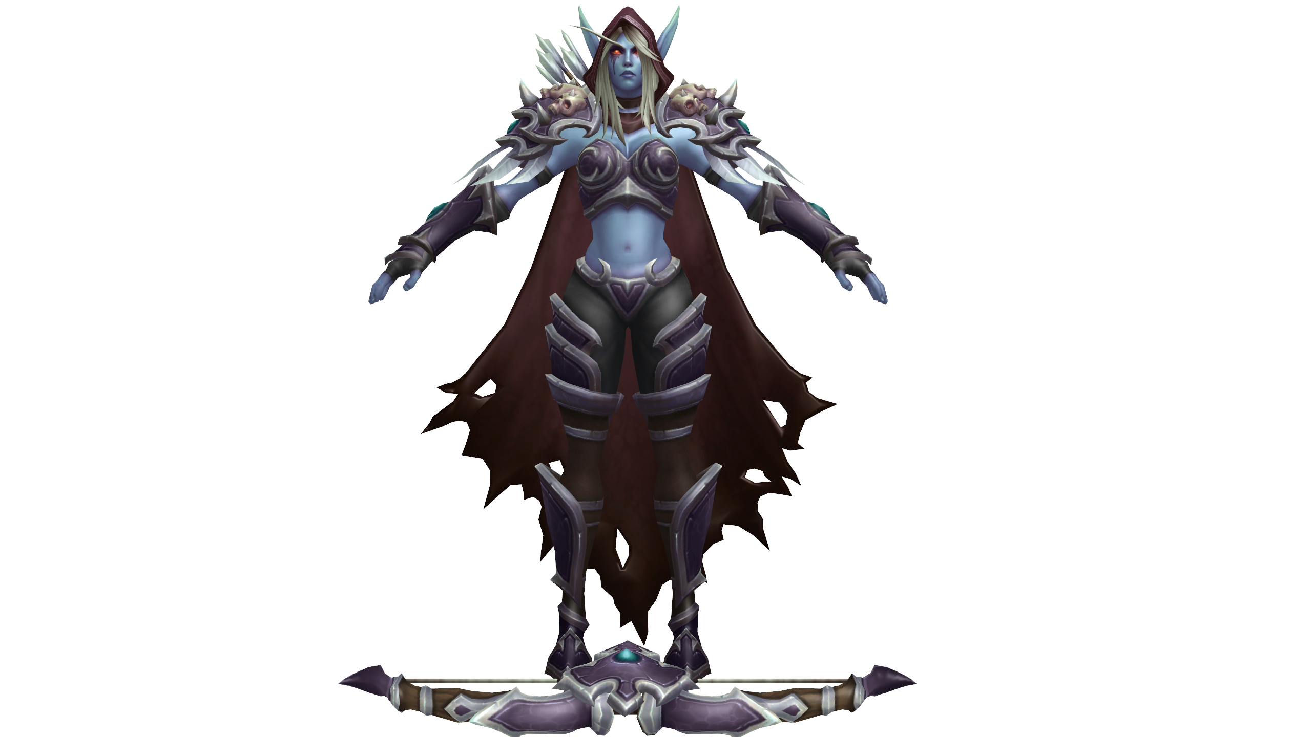 MMD Sylvanas Windrunner Model DL by BannedLuluco on DeviantArt