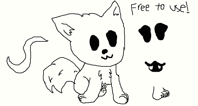 Cute Kitten Base 01 by funtime-soly on DeviantArt