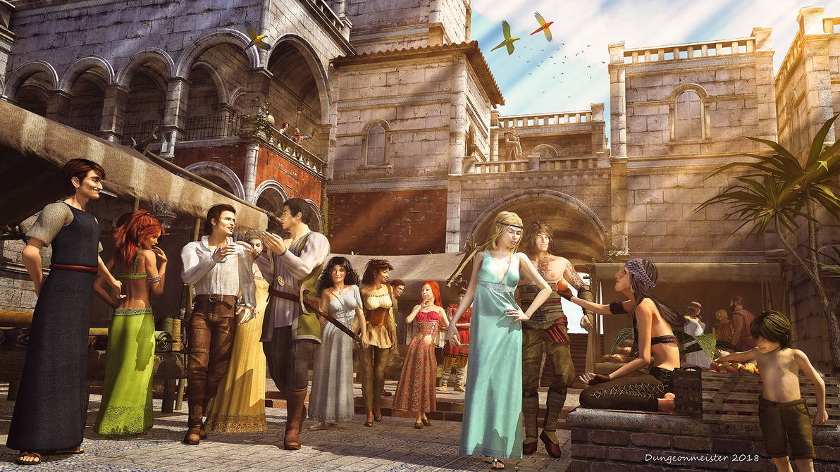 Sasserine, the Champion District by dungeonmeister on DeviantArt