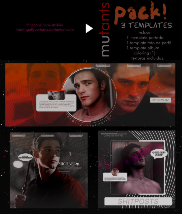 Template #19 / Pack 3 templates. by WastingAllYourTears on DeviantArt