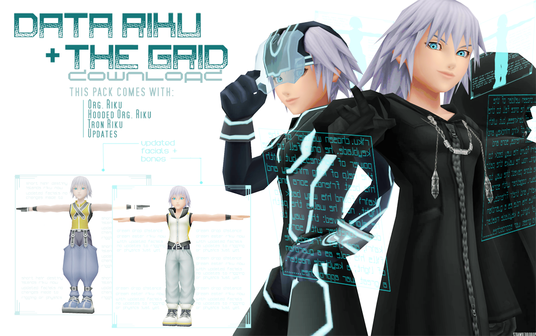 DDD Riku Updates + Data Model DLs by StrawberriDrop on DeviantArt