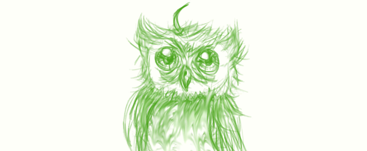 Derpy Owl by GreenMochiOwl on DeviantArt