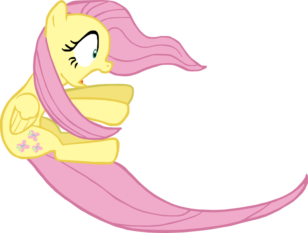 My First Vector Fluttershy Blown Away by omegamanthe on DeviantArt