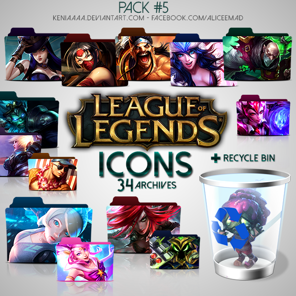 34 Icons - League of Legends by AliceeMad on DeviantArt