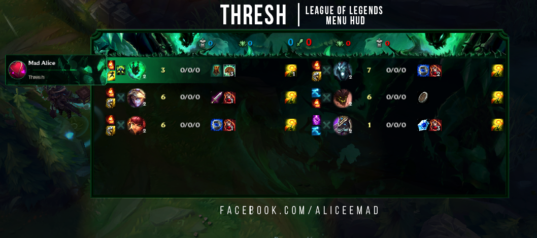 League of Legends Menu HUD - Thresh by AliceeMad on DeviantArt