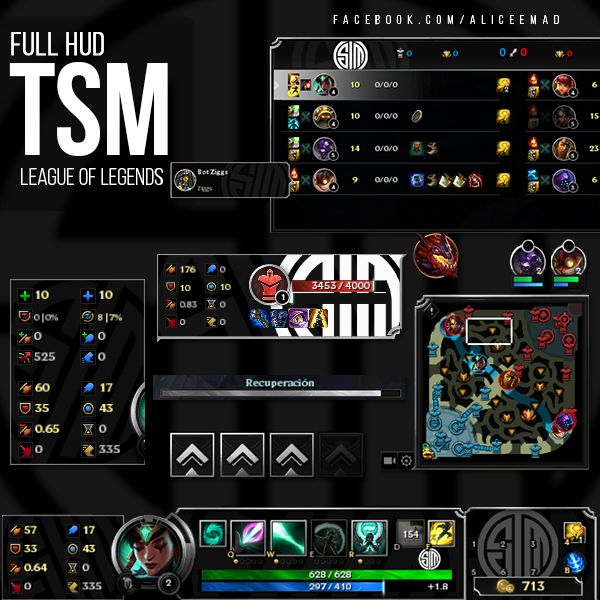 League of Legends HUD - TSM by AliceeMad on DeviantArt