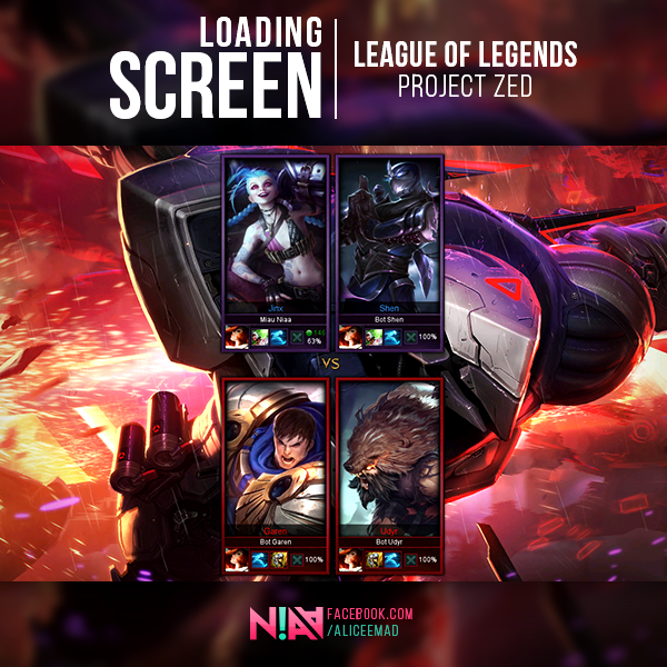 Project Zed - Loading Screen / League of Legends by AliceeMad on DeviantArt